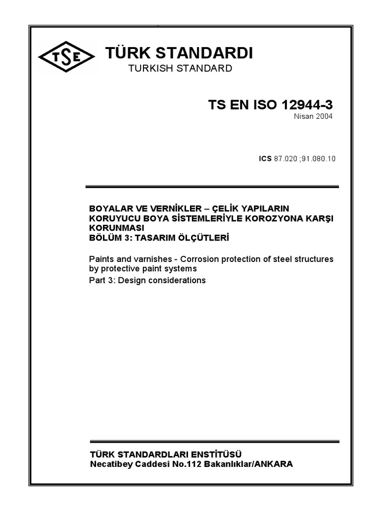 Ts en Iso 12944-3 | PDF