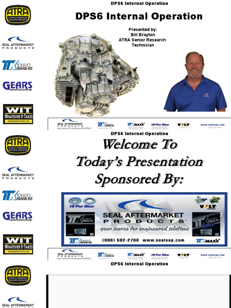 dps6 Internal Operation | PDF | Clutch | Transmission (Mechanics)