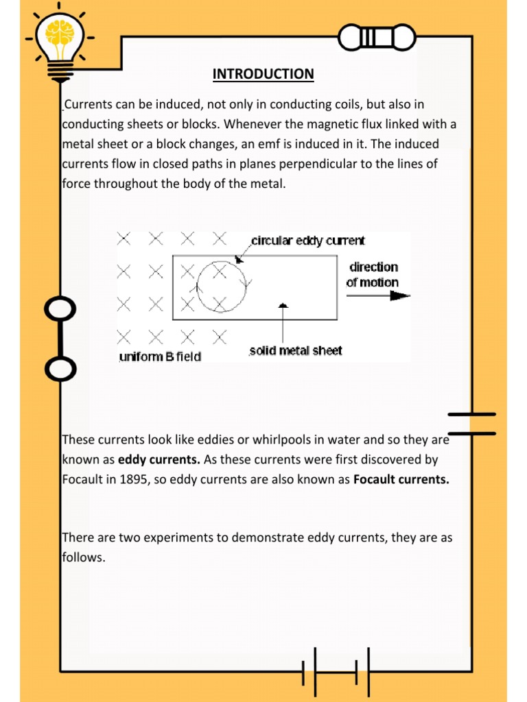 Physics Project Metal Detector Class 12 Boards | PDF | Electromagnetic ...