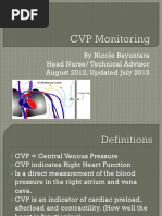 CVP Monitoring | PDF | Heart | Vein