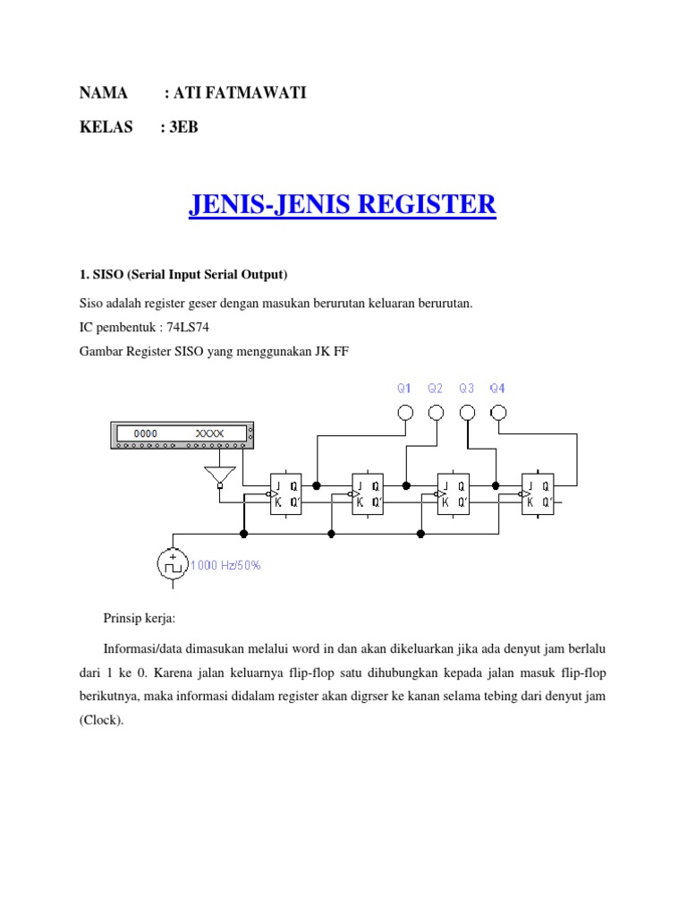 4 Macam Shift Register | PDF