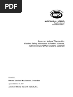 Ansi Z535.1 2017 Safety Color | PDF | Color | Hue