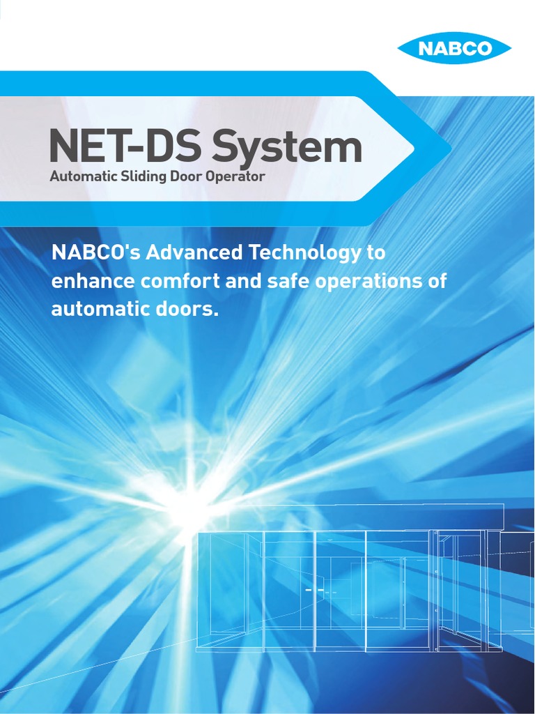 NABCO NET-DS Sliding Door Overview | PDF | Electric Motor | Switch
