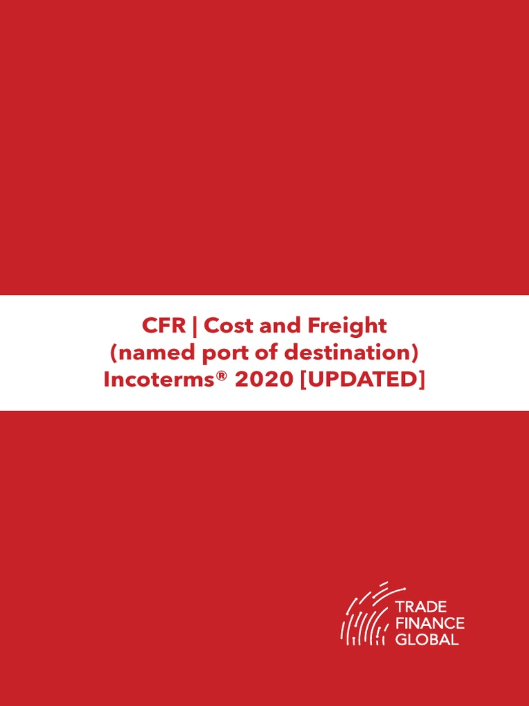 Cost and Freight CFR PDF | PDF | Supply Chain Management | Business Law