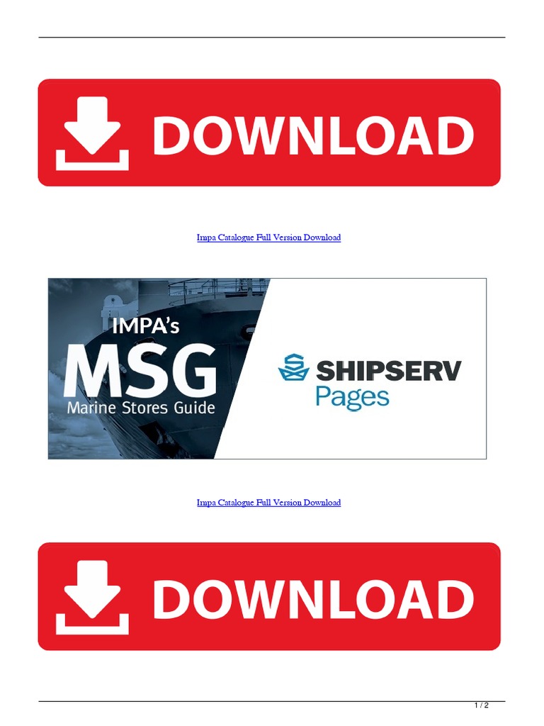 Impa Catalogue Full Version Download PDF | PDF | Digital Distribution ...