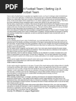 FAW Mini Rules PDF | PDF | Association Football | Sports