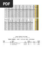 Athletics Score Sheet | PDF | Track And Field | Athletics