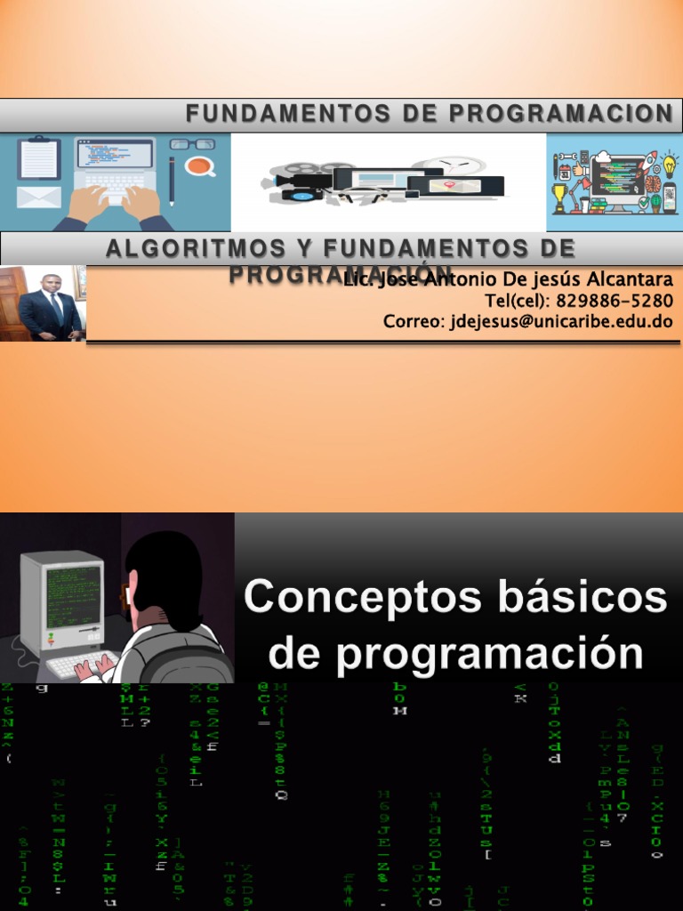 Conceptos Basicos Programacion | PDF | Lenguaje de programación | Algoritmos