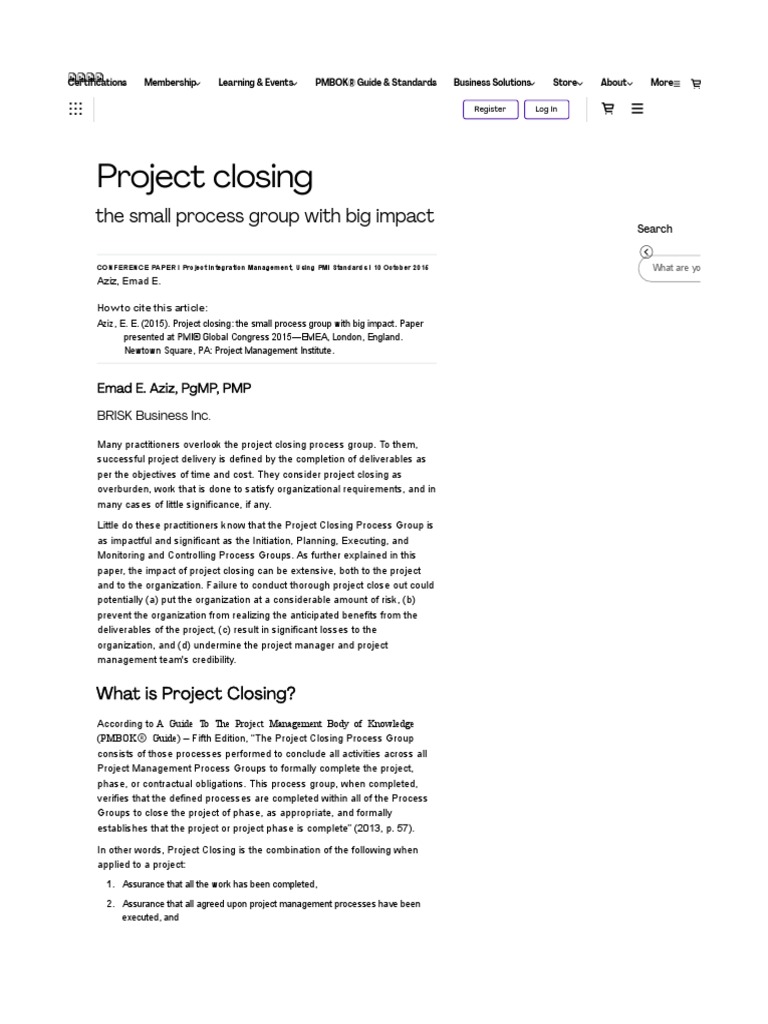 Project Closing Pdf Pdf Project Management Software Development