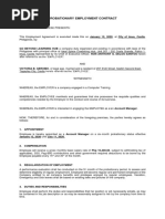 Project Based Employment Contract | PDF | Employment | Civil Law (Legal ...