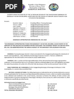 Barangay Full Disclosure Board | PDF