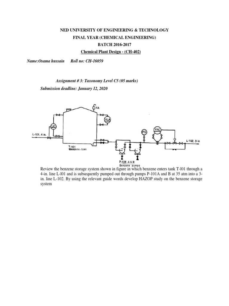 CPD Assignmnet 3 (CH-16059) | PDF | Pump | Valve