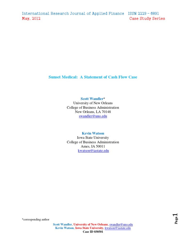 FM Cases | PDF | Expense | Revenue