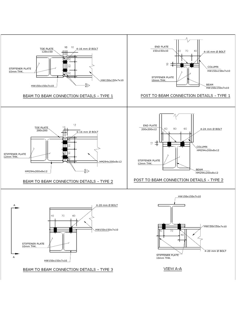 CONNECTION DETAILS OF CP9-Model | PDF | Nature