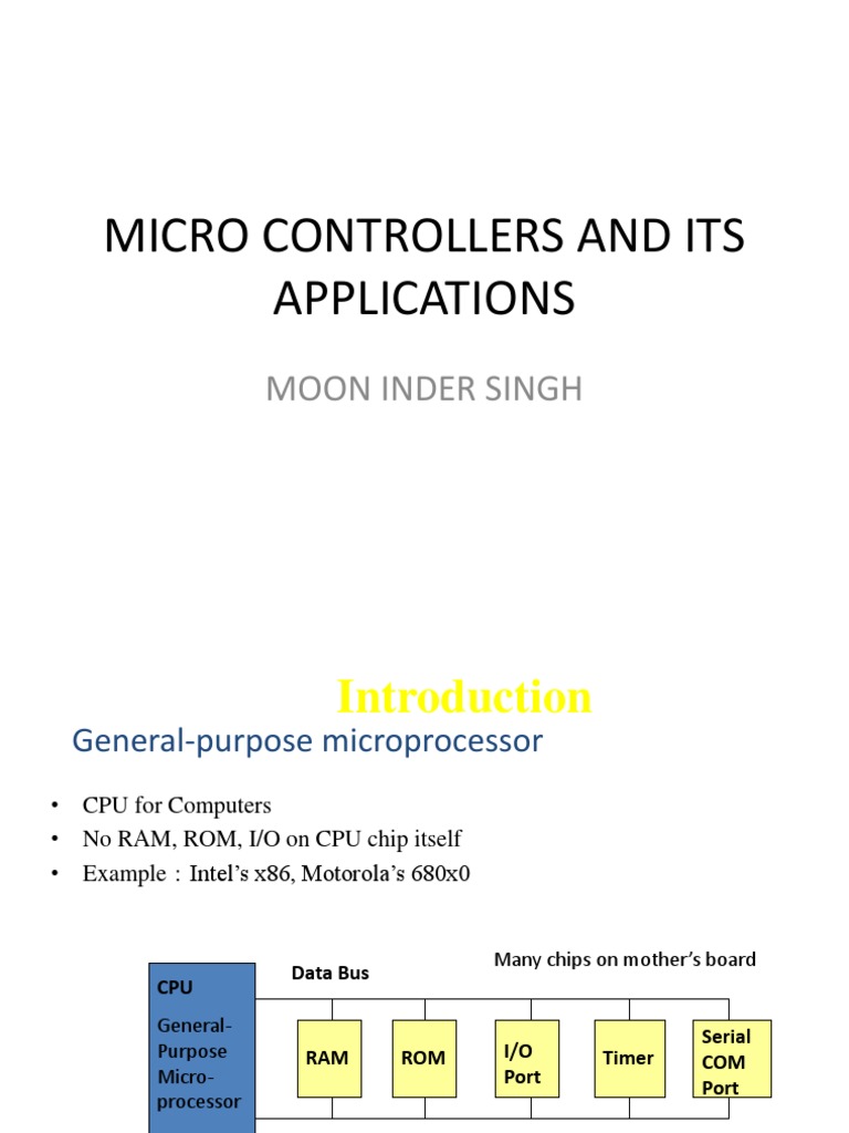 8051 Microcontroller Instruction Set Overview | PDF | Microcontroller ...