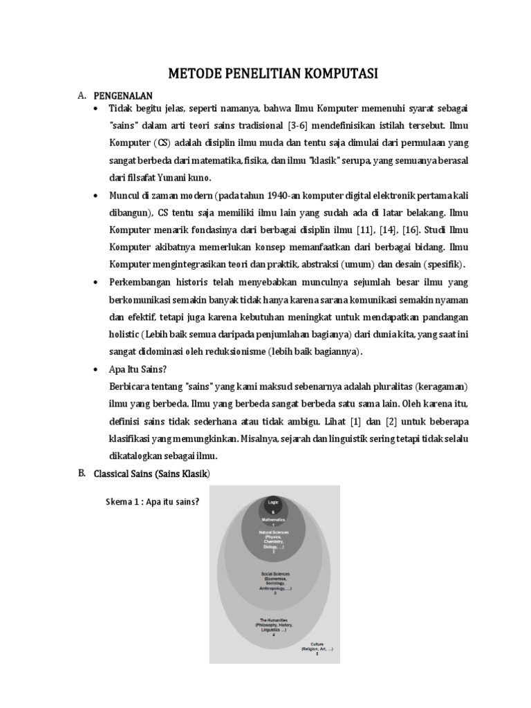 Metode Penelitian Komputasi PDF | PDF