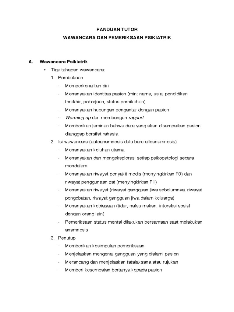 Panduan Tutor Jiwa | PDF