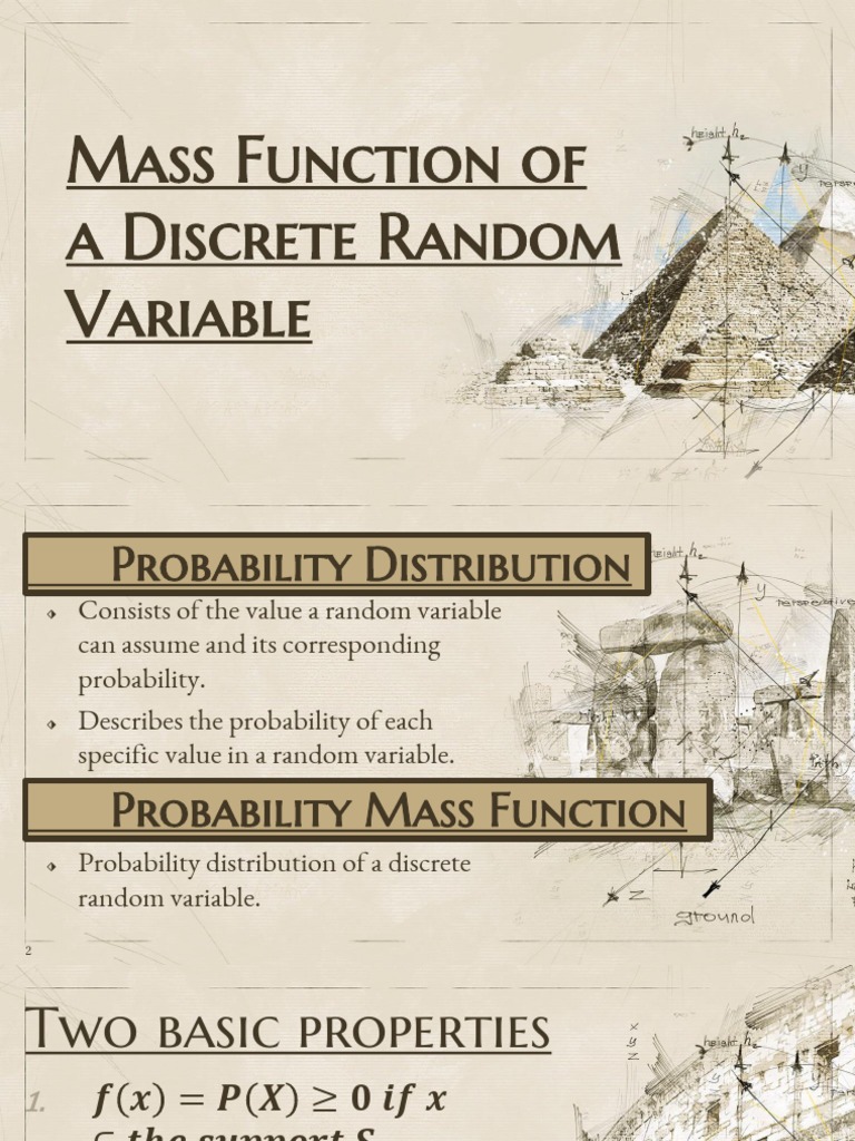 5probability Mass Function | PDF | Probability Distribution | Random Variable