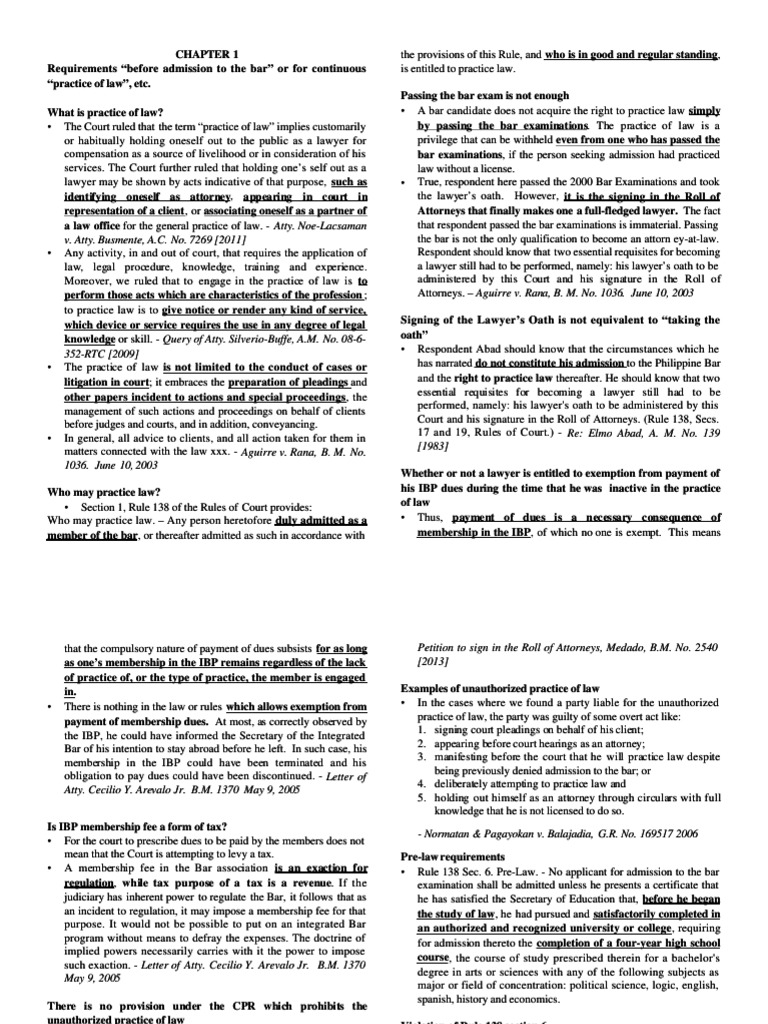 PALE Reviewer | PDF | Practice Of Law | Lawyer