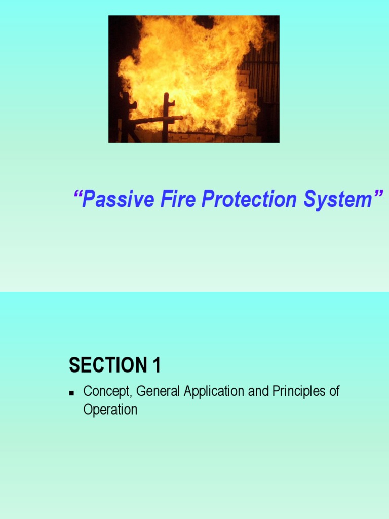 Passive Fire Protection System | PDF | Fires | Economic Sectors