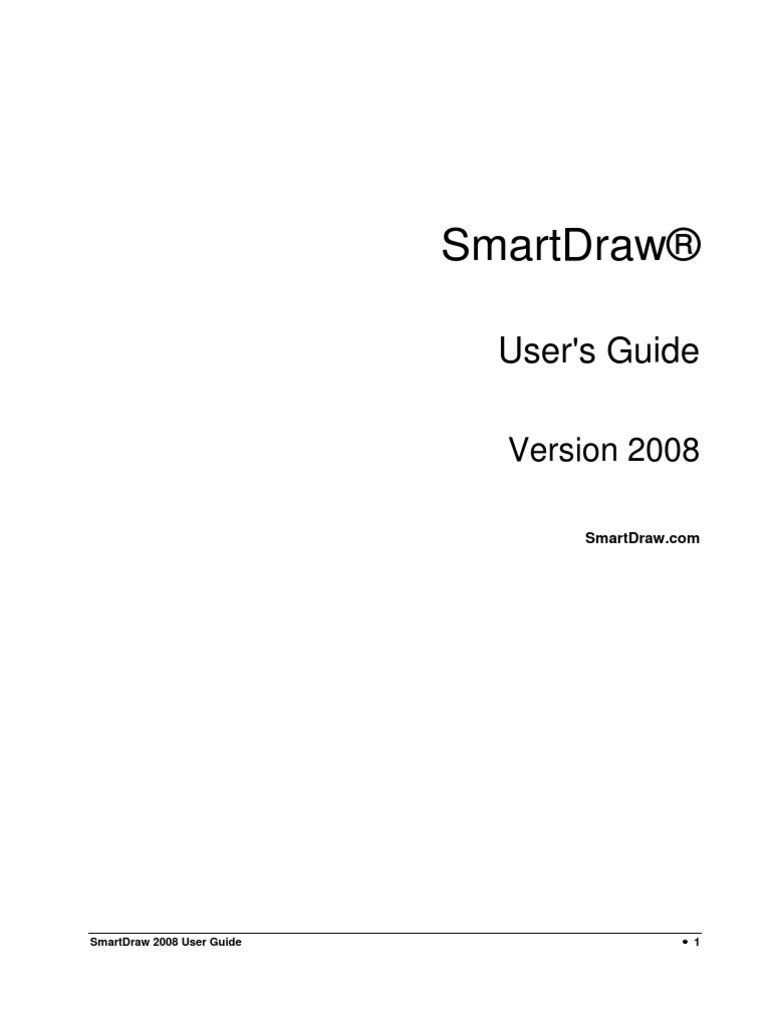 SmartDraw User's Guide | PDF | Tab (Gui) | Button (Computing)