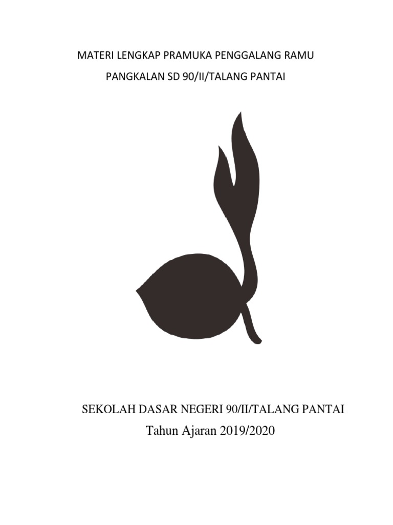 Program Kerja Pramuka Penggalang Ramu | PDF