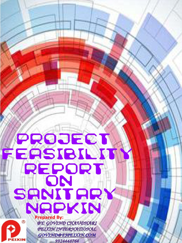Sanitary Napkin Project Feasibility Report PDF | PDF | Menstruation ...
