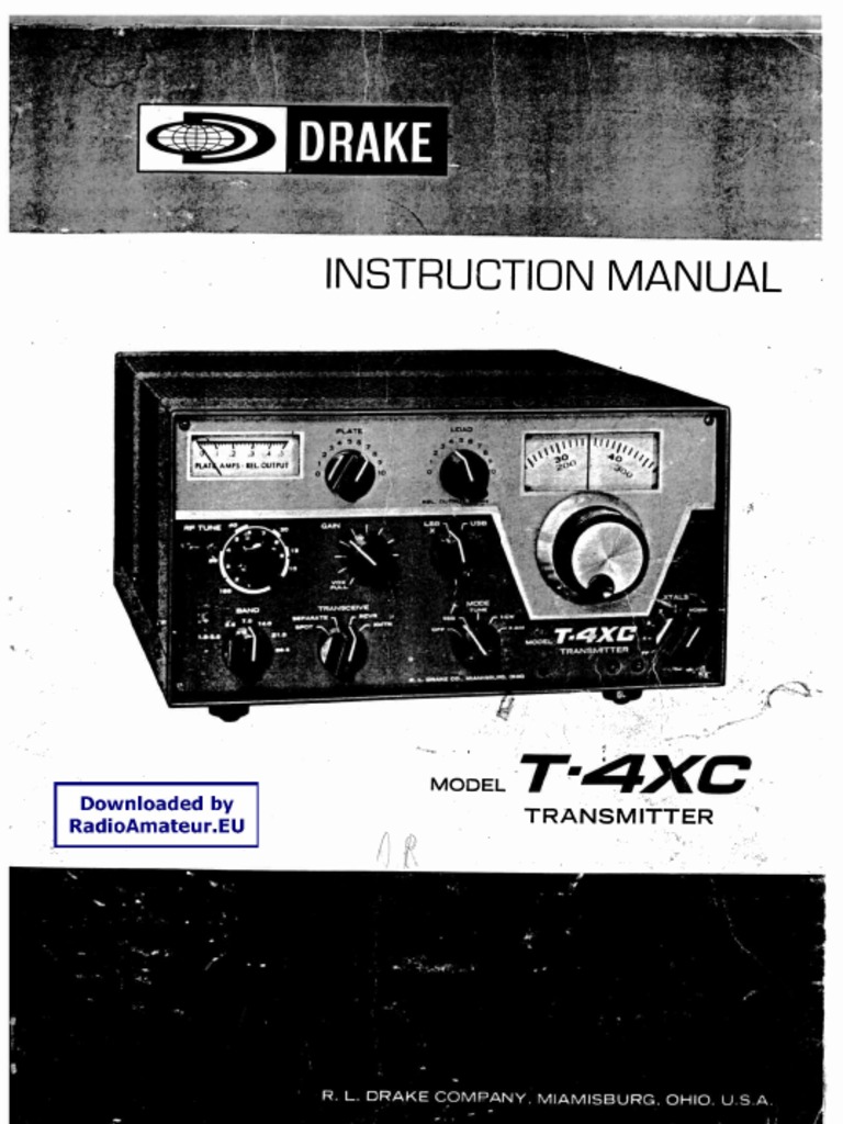 Drake T-4XC User | PDF