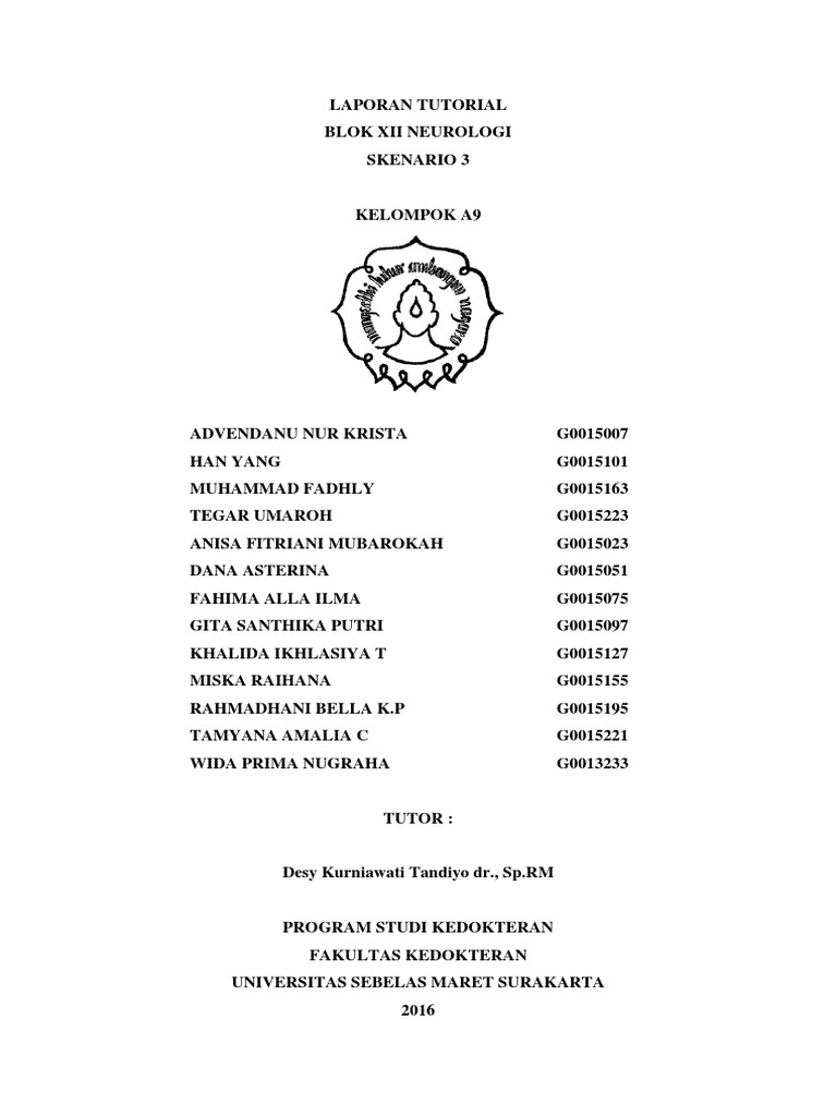 Laporan Tutorial Skenario 3 B 12 | PDF