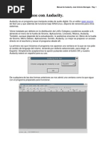 Manual Audacity en Español | PDF