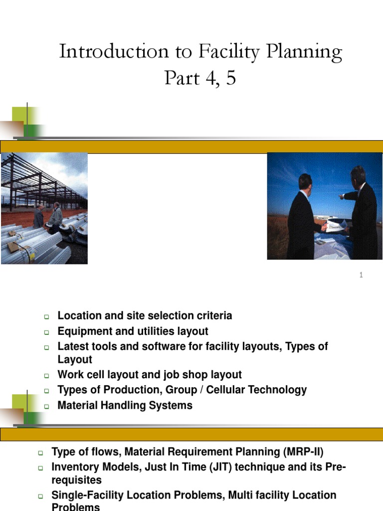 Facility Planning - Layout Process 4 | PDF | Lean Manufacturing | Design
