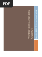 Wharton Consulting Club Case Book | PDF