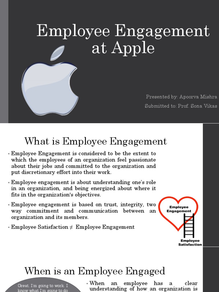 Employee Engagement at Apple | PDF | Apple Inc. | Ios