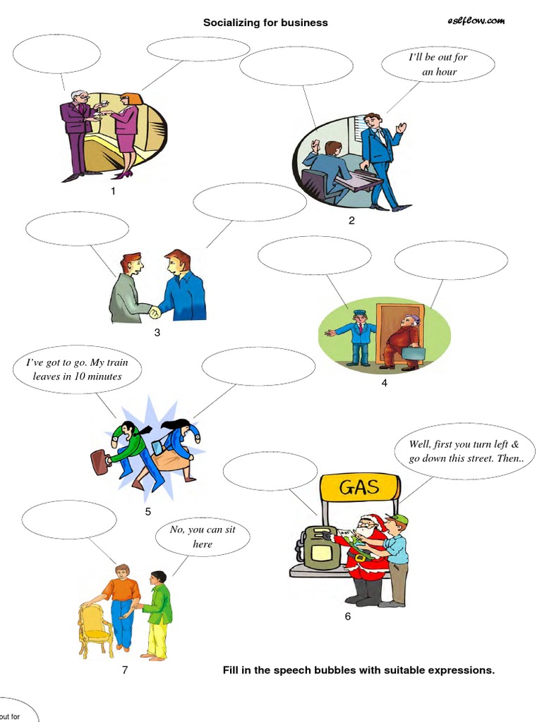 Business Socializing Conversation Guide | PDF
