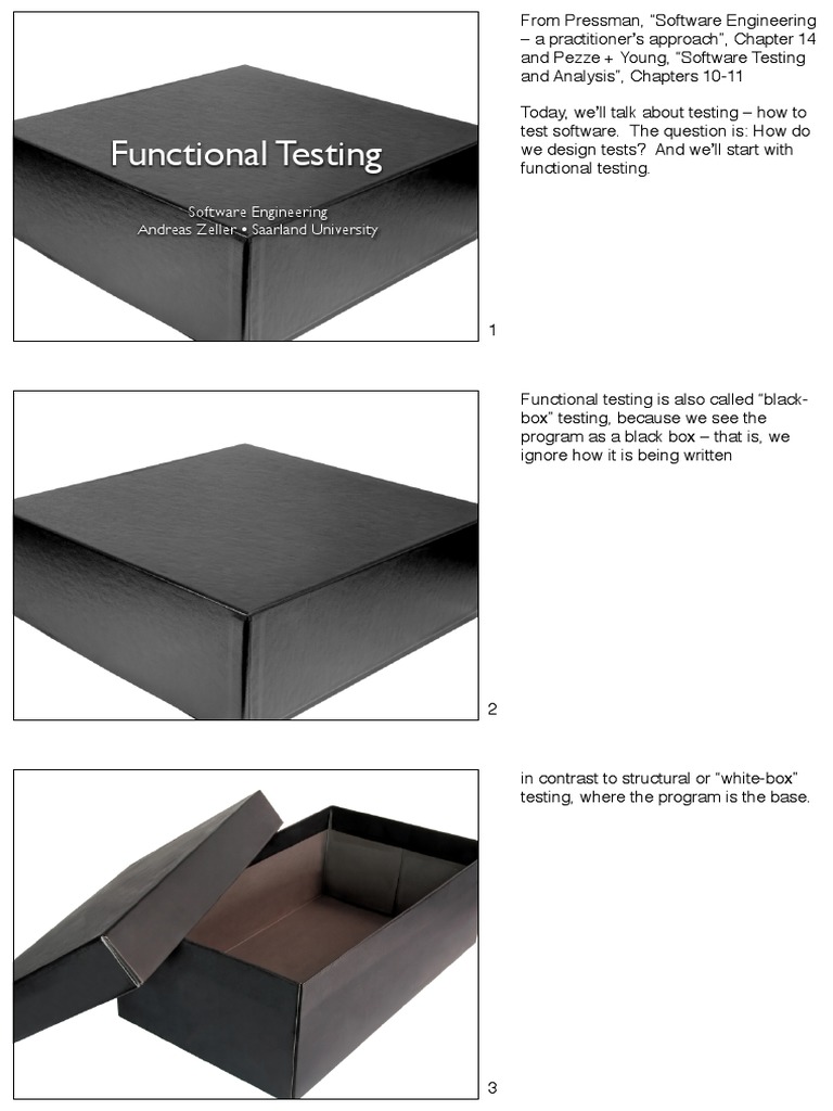 01-Functional Testing PDF | PDF | Software Testing | Internet ...