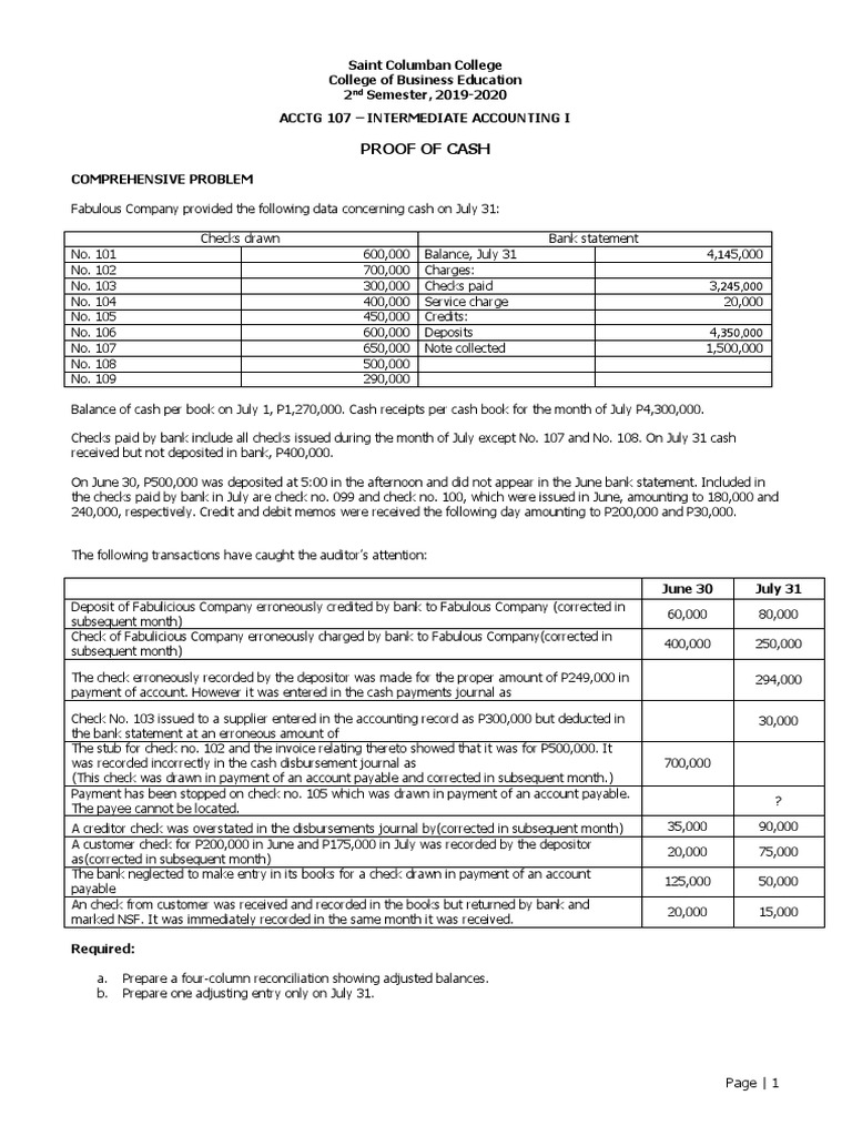 Ia1.activity 3 | PDF | Cheque | Debits And Credits