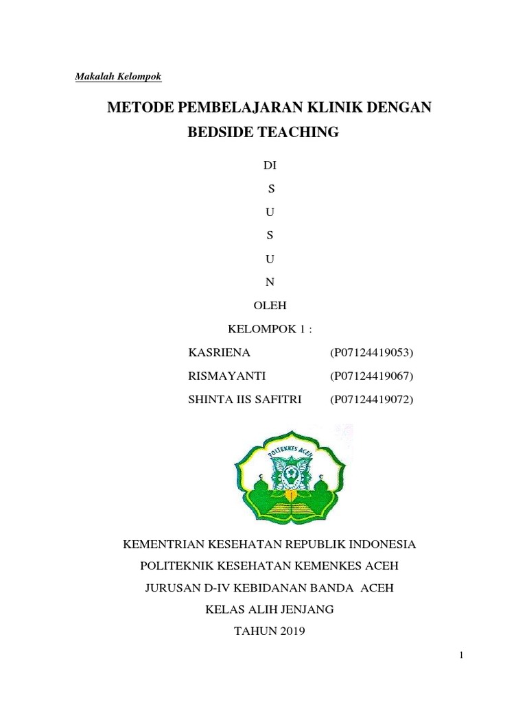 Metode Bedside Teaching dalam Kebidanan | PDF