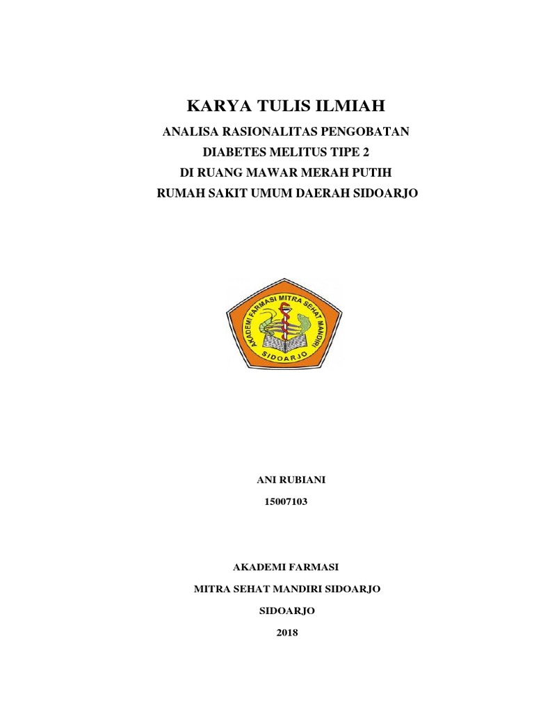 Lembar Judul KTI | PDF