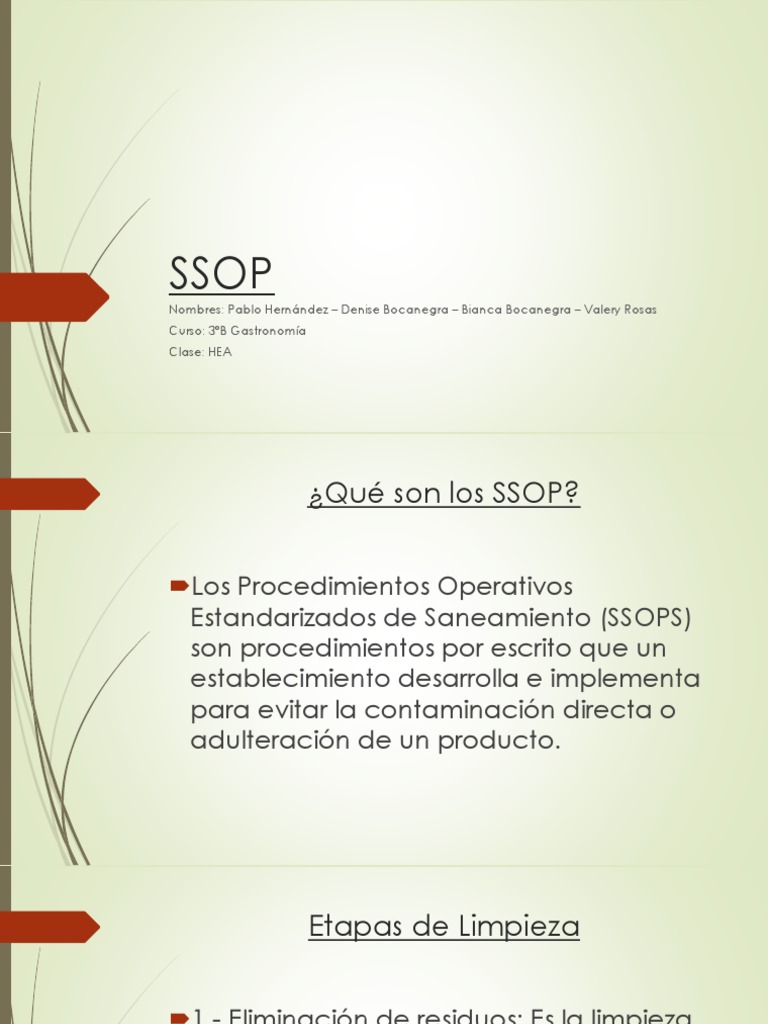 SSOP Trabajo de Investigacion | PDF