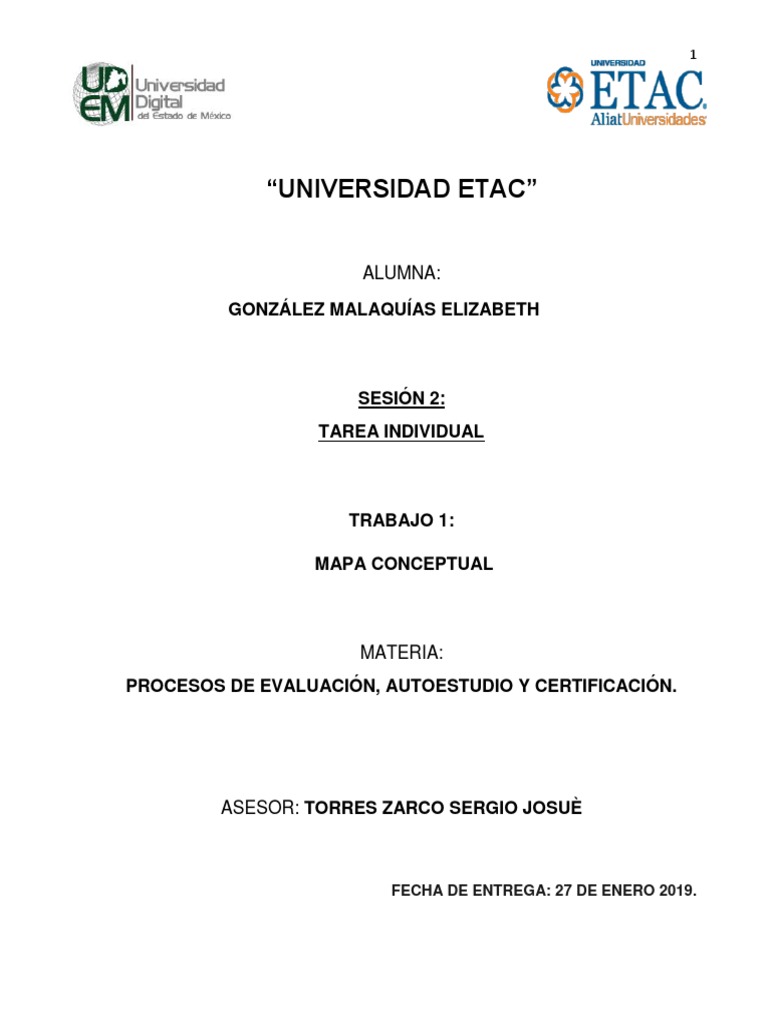 Tarea Sem 2 Procesos de Evaluacion | PDF | Evaluación | Epistemología