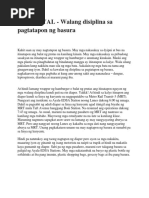 Limang Editoryal | PDF