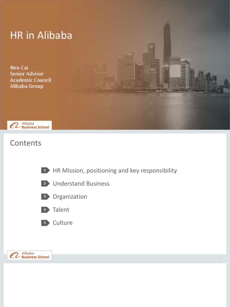 Alibaba HR | PDF | Organization Development | Strategic Management