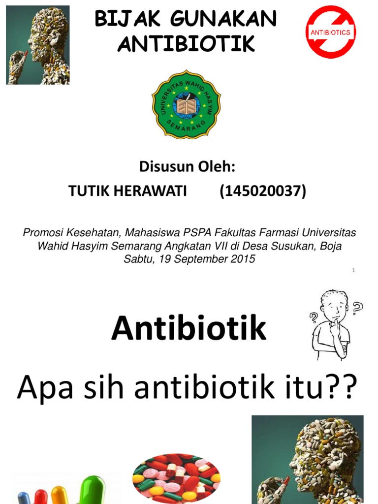 PPT Antibiotik | PDF | Pengembangan Diri | Kesehatan Holistik