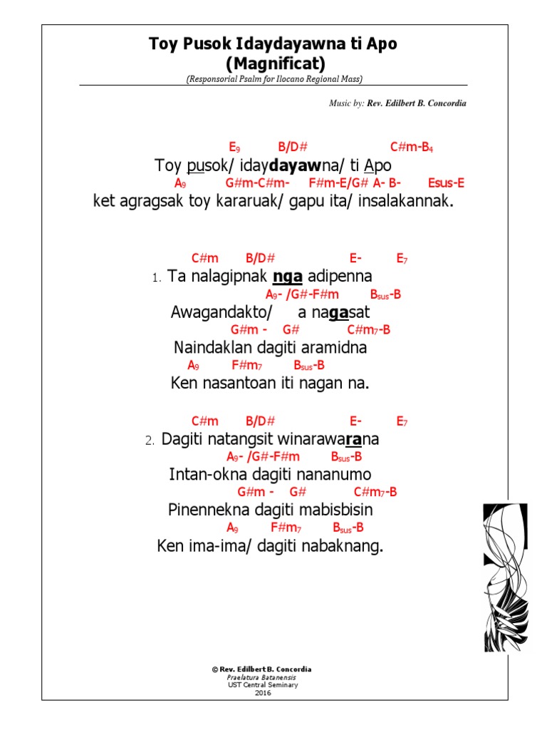 Ilocano Mass Salmo Responsorio | PDF