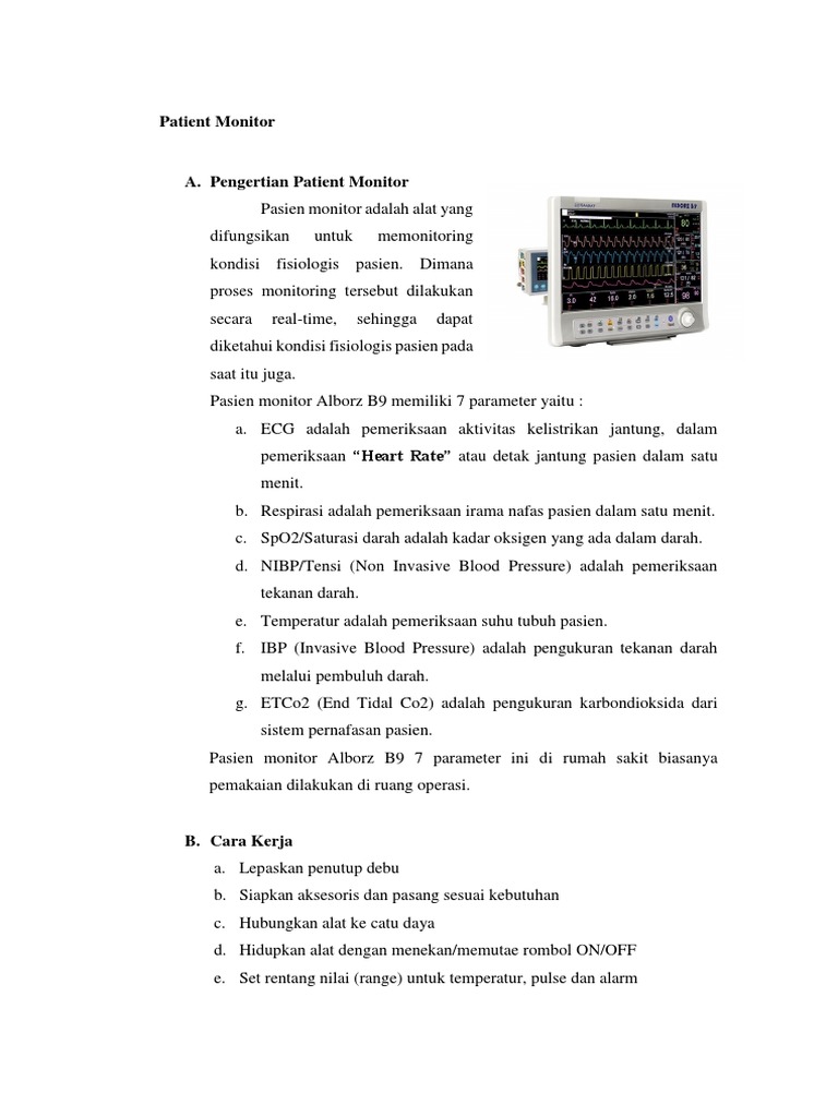 Patient Monitor | PDF
