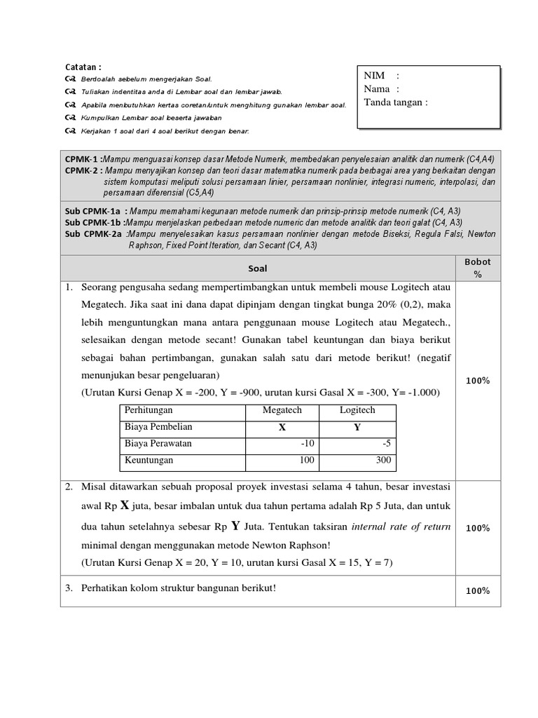 Metode Numerik | PDF