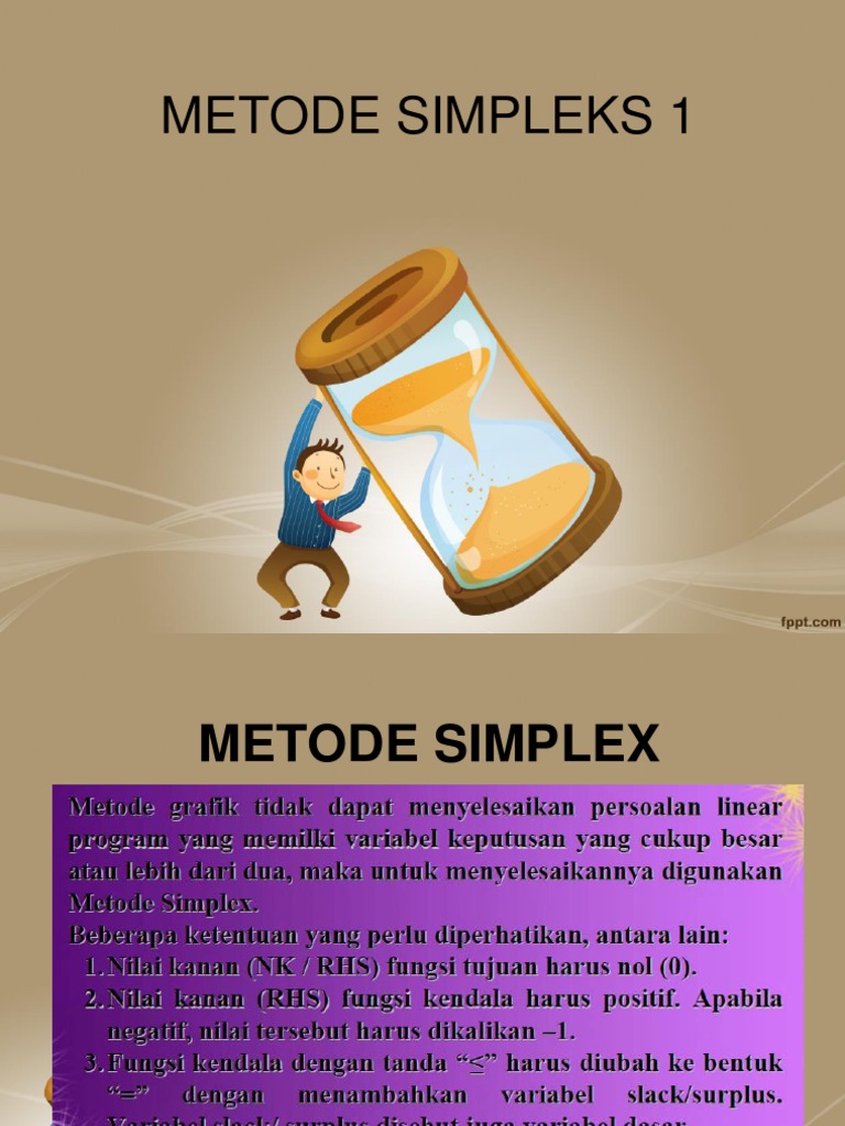 6 Metode Simpleks 1 | PDF