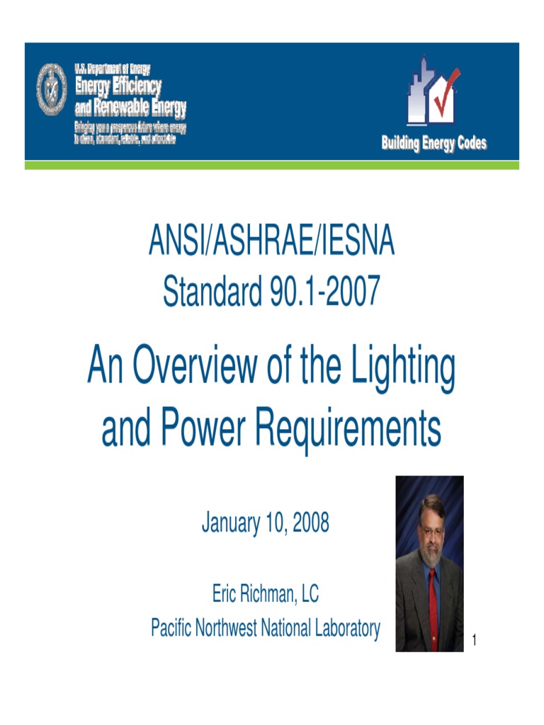 Ashrae 90.1 2007 Lighting PDF | PDF | Lighting | Electric Power