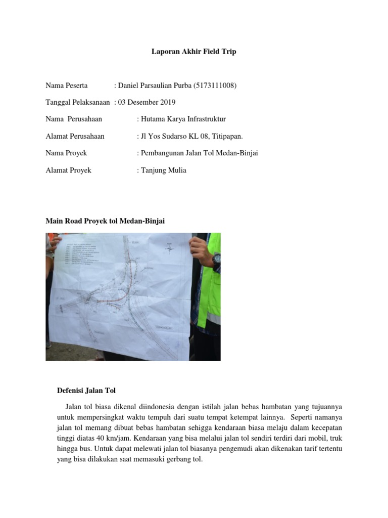 Laporan Akhir Field Trip | PDF | Teknologi & Rekayasa