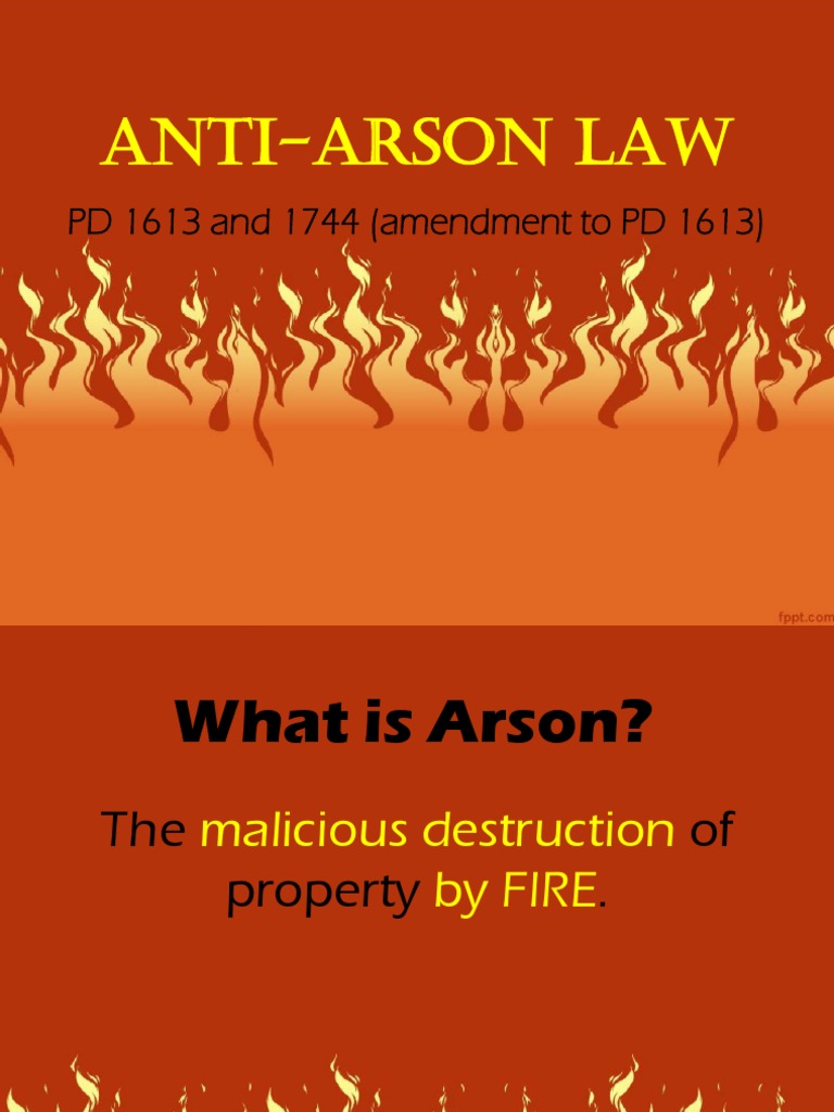 ARSON | PDF | Arson | Crime & Violence